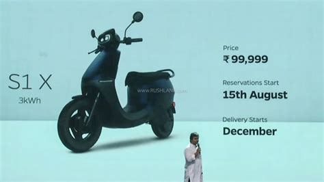 Ola S X Launch Price Rs K Deliveries From Dec S Pro Sport Edition