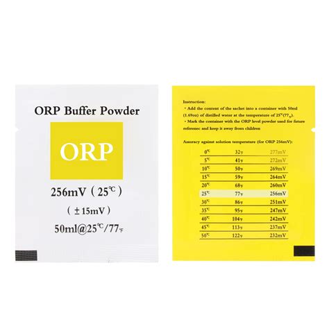 Orp Calibration Powder Orp Calibration Solution Orp Tester Calibration