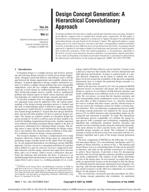 pdf design concept generation a hierarchical coevolutionary approach