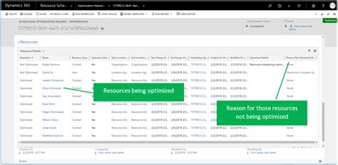 Resource Scheduling Optimization で Dynamics 365 Field Service を使って最適化をスケジュールする Dynamics 365