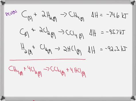 Solved Methane Ch4 Reacts With Cl2 To Yield Ccl4 And Hcl By The
