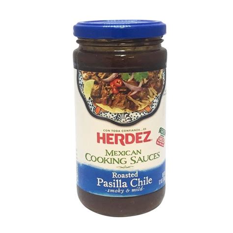 Herdez Roasted Pasilla Chile Mexican Cooking Sauce 12 Oz Instacart