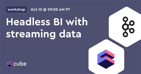 headless bi with streaming data