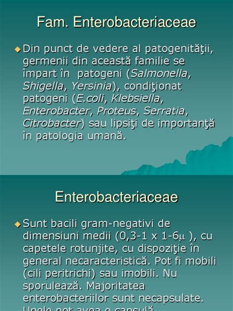 Enterobacteriaceae Patogene Pdf