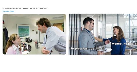 “el Compañero Que Le Pica Las Costillas A Tu Novia En El Trabajo” Este
