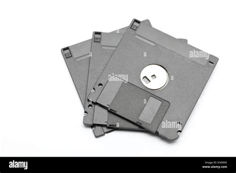 Floppy Disk Magnetic Computer Data Storage Support Over White Background Stock Photo Alamy