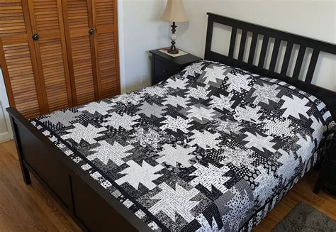 Black And White Quilt Finished Sew Yummy