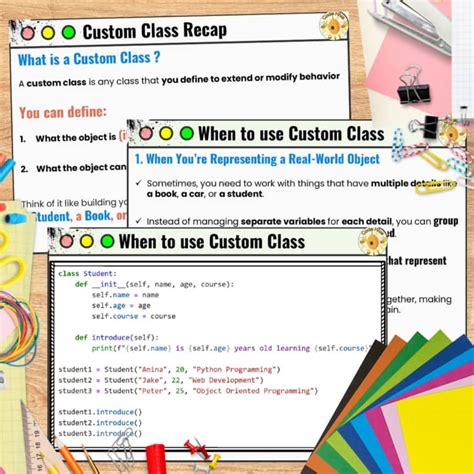When To Use Custom Classes In Python Programming Complete Lessons