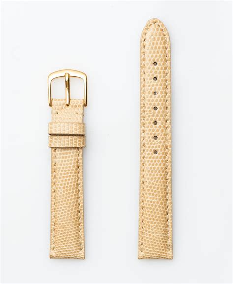 Beige Genuine Java Lizard H2002 Affinity Bands