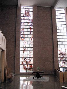Nine Stained Glass Windows Designed By Siegfried Reinhardt And