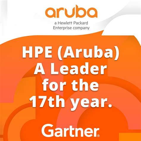 Hpe Aruba Networking On Linkedin Magic Quadrant For Enterprise Wired And Wireless Lan