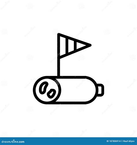 Salami Concept Line Icon Simple Element Illustration Salami Concept Outline Symbol Design From