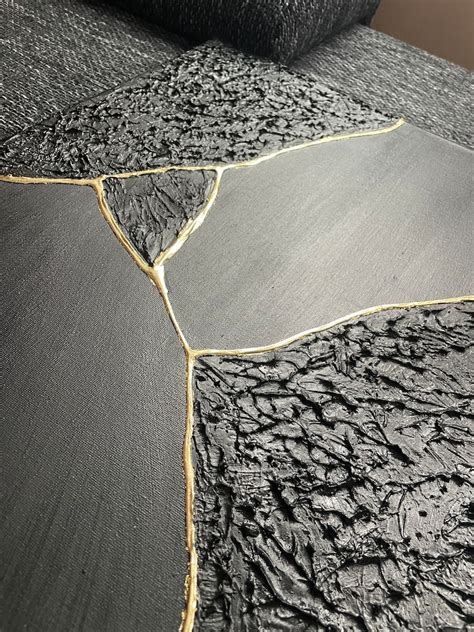 Kintsugi Art Japan Wall Art Kintsugi Painting Plaster Wall Art