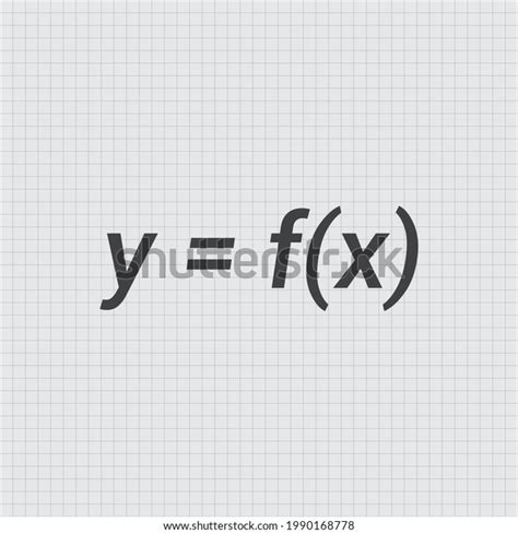General Notation Functions Math Stock Vector Royalty Free 1990168778