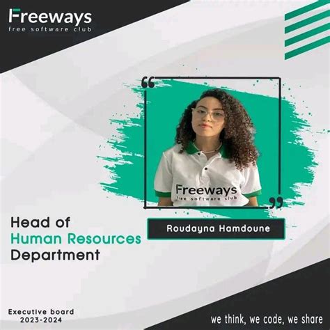 Roudayna Hamdoune On Linkedin New Adventure As The Head Of Human Resources Department At