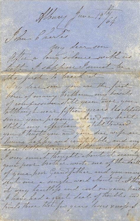 Original Letters Letters From Australia