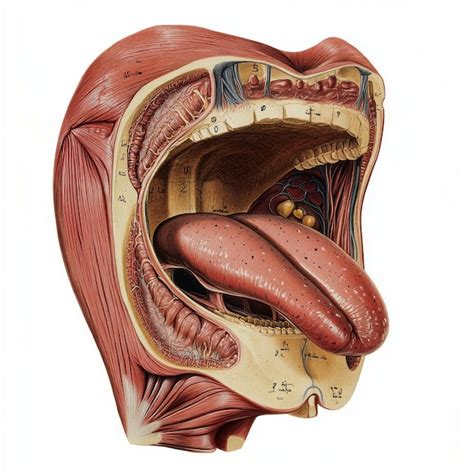 Human Tongue Anatomy Taste Buds And Sensory Map Premium Ai Generated