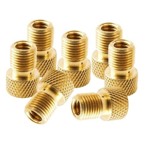 Brass Adaptor Presta To Schrader Bicycle Valve Converter Bike Pump