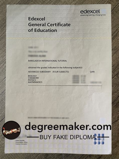 How To Buy Fake Edexcel Gce Certificate