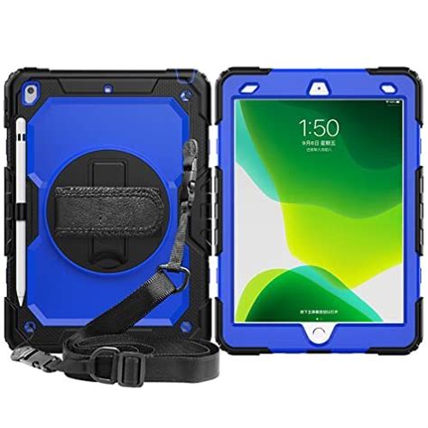 Tasato Hoes Voor Ipad 10 2 Inch 9e 8e 7e Generatie 2021 2020 2019 Met Verstelbare Polsband 3