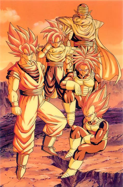 Son Goku Vegeta Son Gohan Trunks Piccolo And 1 More Dragon Ball