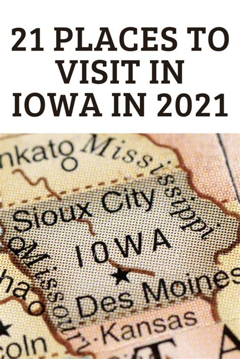 21 Places To Visit In Iowa In 2021 Artofit