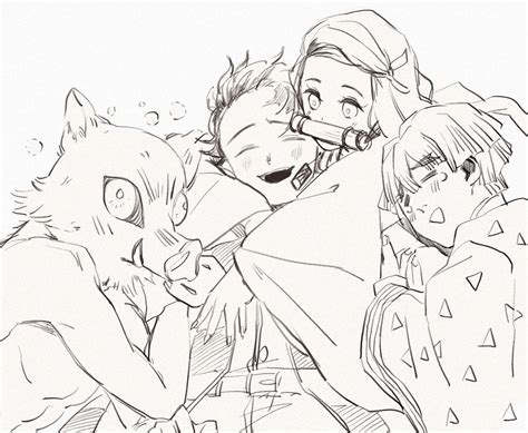 Раскраска Аниме Клинок Рассекающий Демонов 70 фото