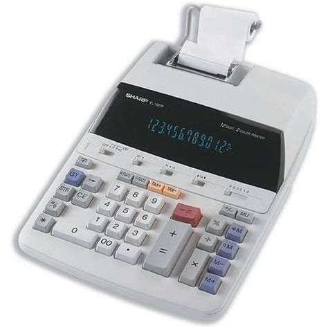 Sharp Printing Calculator 10 Digit El1607r Hunt Office Ireland