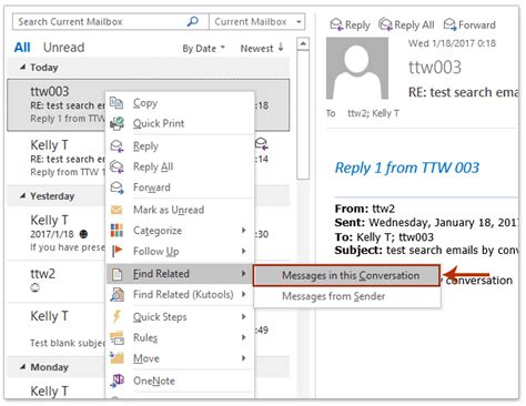 How To Search For Emails By Conversation In Outlook