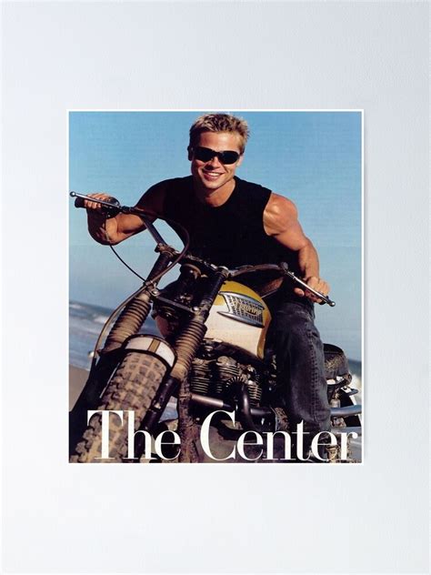 Art Brad Pitt Poster For Sale By Babanhmi Redbubble