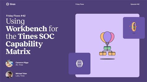 Friday Flows Episode 42 Using Tines Workbench For The SOC Automation Capability Matrix YouTube