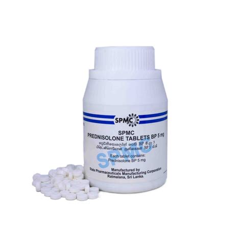 Prednisolone Tablets Bp 5 Mg Spmc State Pharmaceuticals
