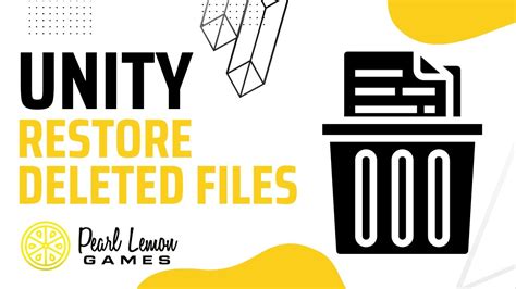 Unity Restore Deleted Files YouTube