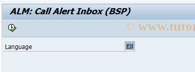 ALRTINBOX SAP Tcode Alert Inbox