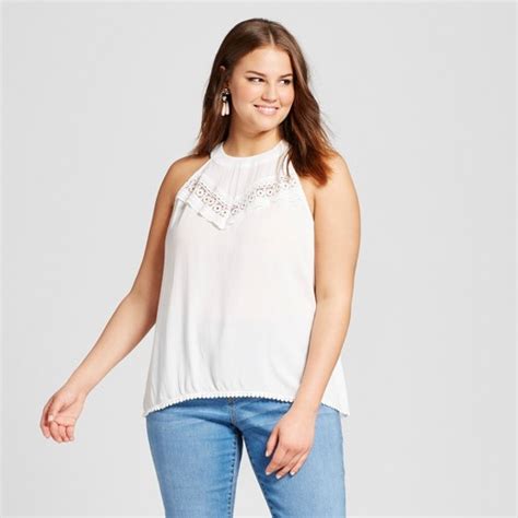 Plus Size Halter Tops