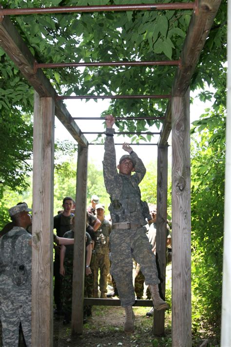 U S Army Cadet Corps Cadet Rangers And British ACF Run Obstacle Course And Pistol Range