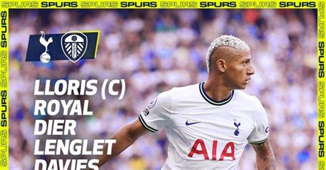 Epl 라인업 히샬리송쿨루셉 모두 복귀토트넘 리즈전 명단 공개