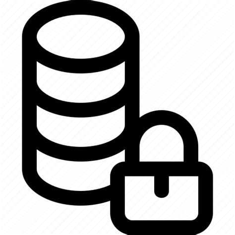 Data Database Lock Keys Ui Icon Download On Iconfinder