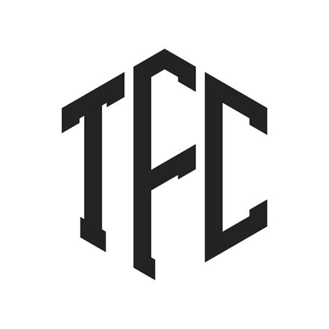 Premium Vector Tfc Logo Design Initial Letter Tfc Monogram Logo Using Hexagon Shape