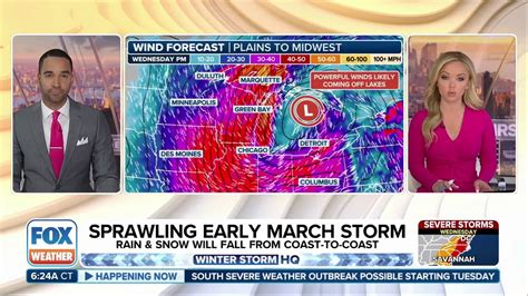 Sprawling March Storm Could Bring Widespread Major Wind Event Tuesday