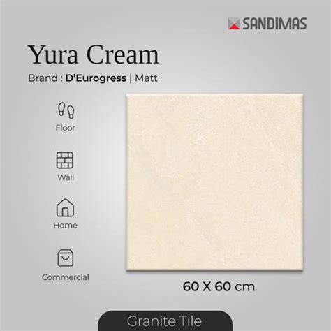 Jual Granite Tiles Granit Lantai Granit Yura Cream 60 X 60 Sandimas