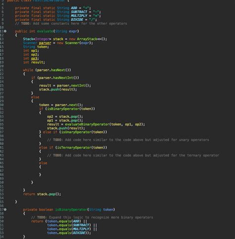 Solved Enhanced Postfix Evaluator Problem Description In