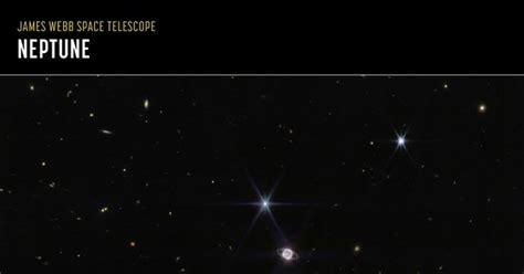 제임스 웹 망원경이 관측한 해왕성