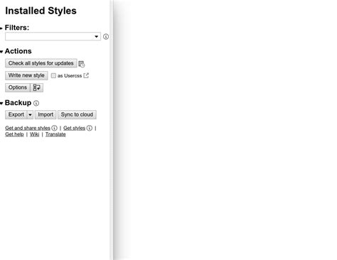 Bug All Styles Lost Options Dont Work · Issue 1433 · Openstylesstylus · Github