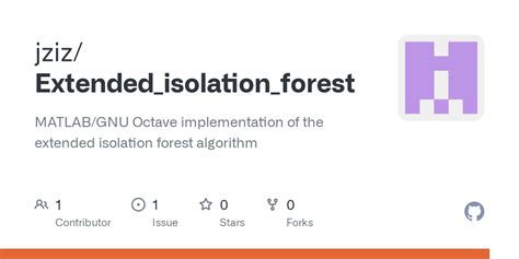 Github Jzizextendedisolationforest Matlabgnu Octave Implementation Of The Extended