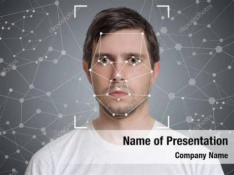 Recognition Face Detection Man Powerpoint Template Recognition Face Detection Man Powerpoint