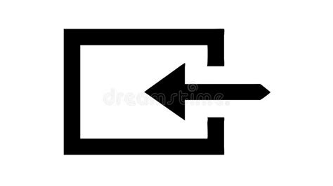 Exit Logout Arrow Icon For Ui Navigation And Sign Out Vector Design Generative Ai Stock Vector