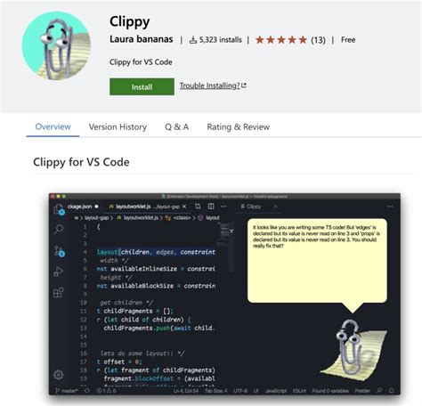 Rafael Vidal On Linkedin Vscode Clippy