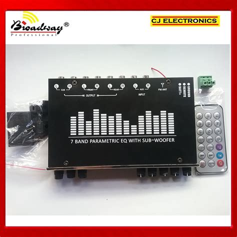 5 Band Parametric Equalizer With Usb Port Bluetooth Eq 585bt Shopee Philippines