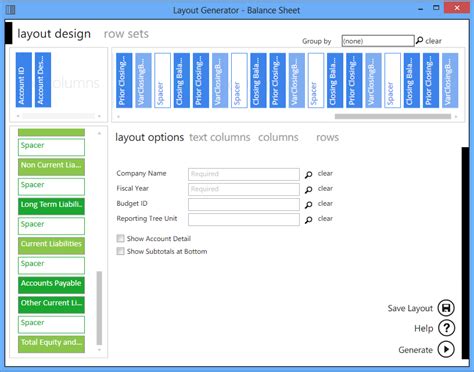 Sage Intelligence Report Designer